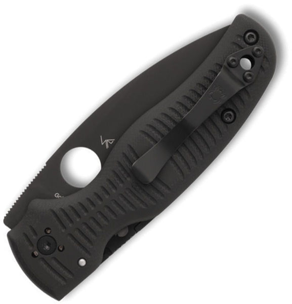 SPYDERCO SHAMAN SALT C229GMCBKP COMPRESSION LOCK – BLACK DLC CPM-MAGNA ...