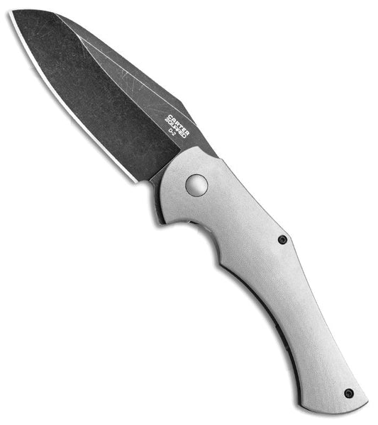 ONTARIO 8876 CARTER 2QUARED FOLDER D2 STEEL PLAIN EDGE FOLDING KNIFE ...